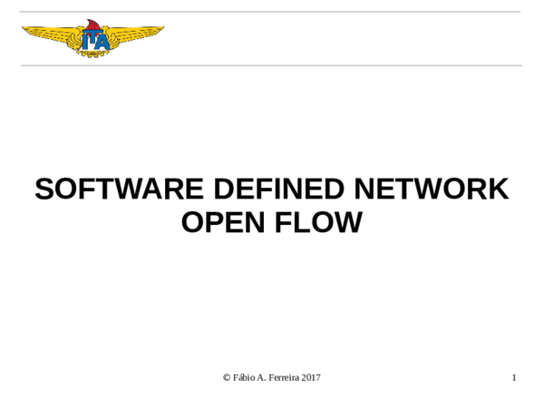 (PDF) SOFTWARE DEFINED NETWORK OPEN FLOW