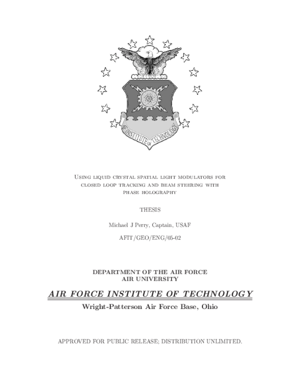 (PDF) Using liquid crystal spatial light modulators for closed loop ...