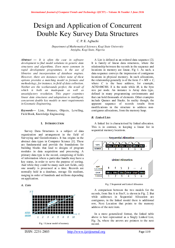 (PDF) Design and Application of Concurrent Double Key Survey Data ...
