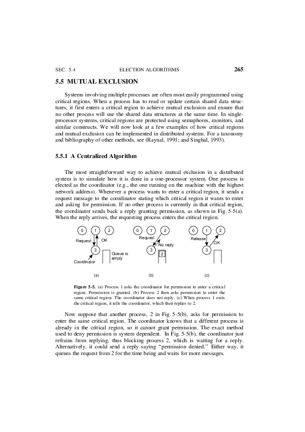 (PDF) Mutual exclusion