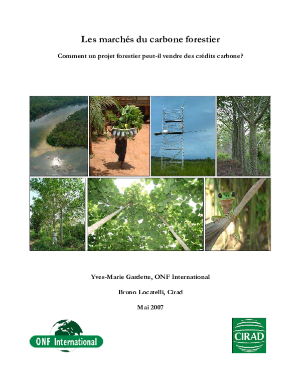(PDF) Les marchés du carbone forestier