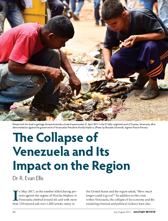 (PDF) The Collapse of Venezuela and Its Impact on the Region