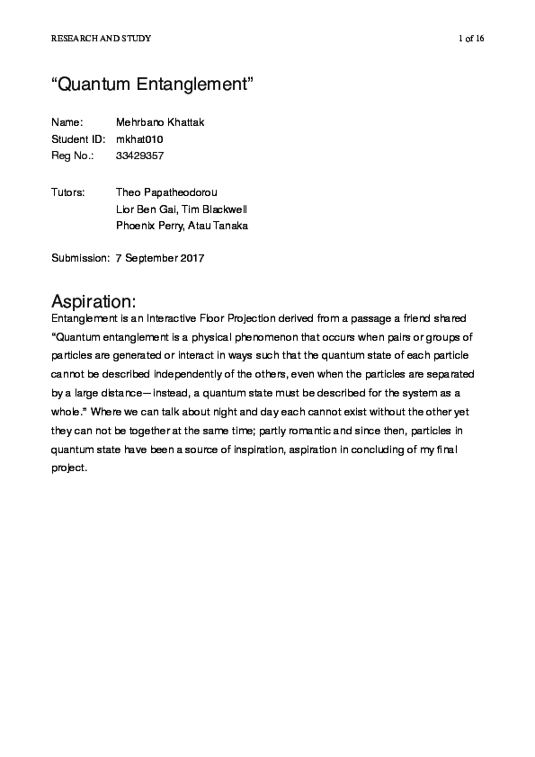 (PDF) The Final Report - draft 001