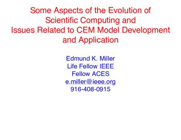 Pdf Computer History The Evolution Of Mainframe And Personal Computers And Their Scientific