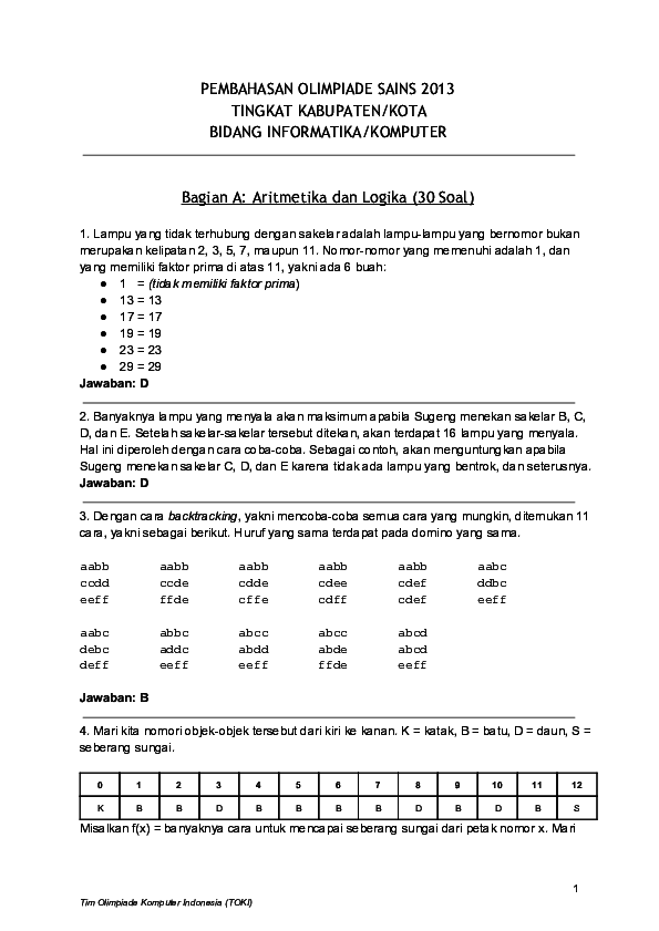 (PDF) OSK 2013 - Pembahasan