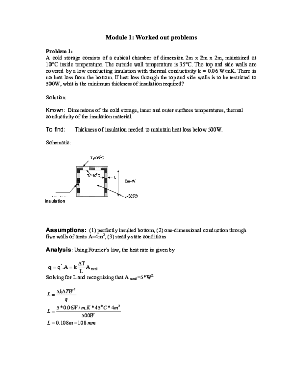 (PDF) Module 1: Worked out problems