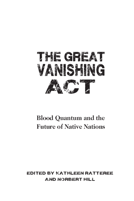 (PDF) Bleeding Out: Histories and Legacies of "Indian Blood"