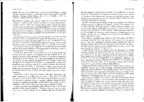 (PDF) Review: Rachel Elior and Peter Schäfer (eds.), Creation and Re ...