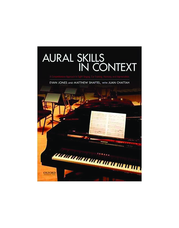 (PDF) Aural Skills in Context