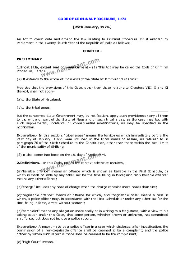 (PDF) Criminal Procedure Code