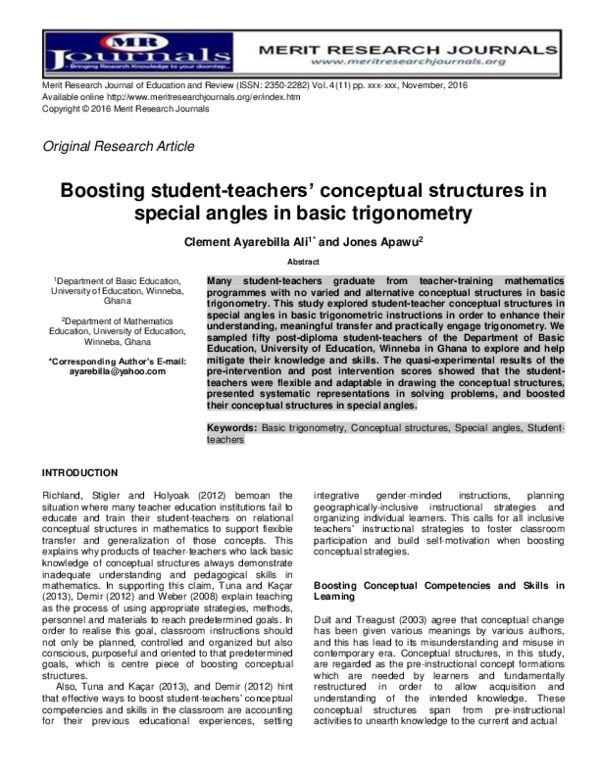 (PDF) Boosting student-teachers' conceptual structures in special ...