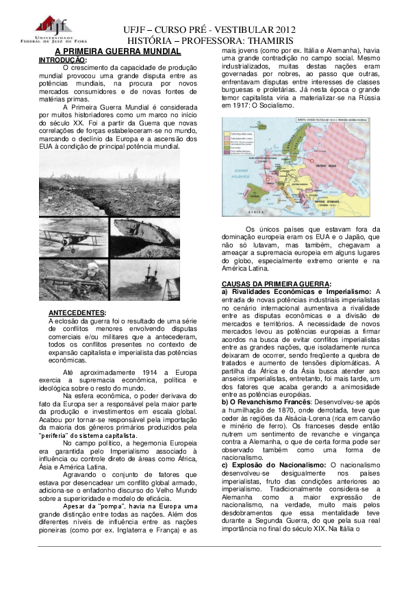 (PDF) Apostila História Cursinho Thamiris