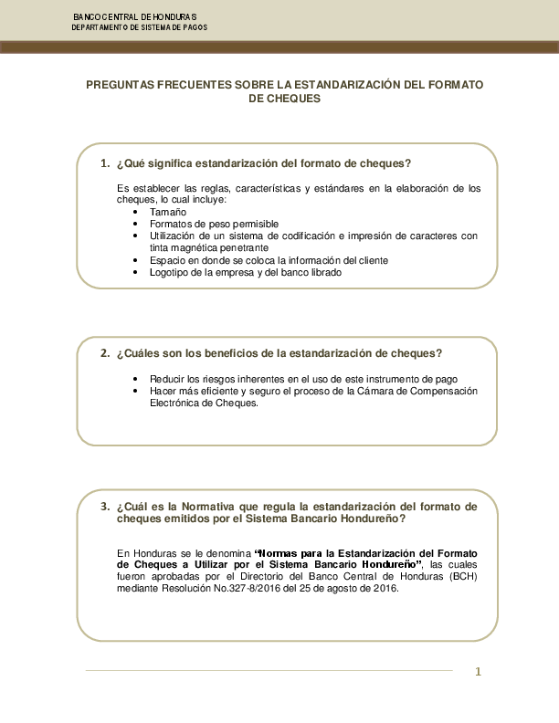 (PDF) Estandarizacion del formato de cheques
