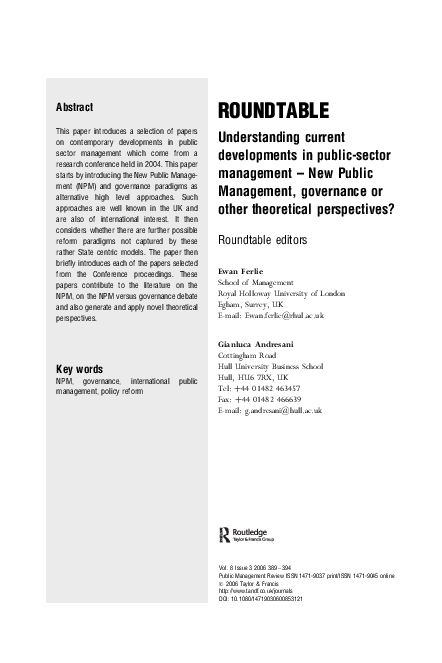 (PDF) Roundtable