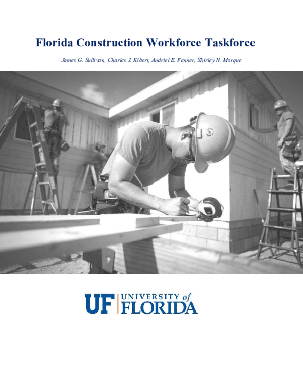 (PDF) Florida Construction Workforce Taskforce