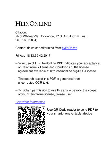 (PDF) Admissibility of pointing out and statement.pdf