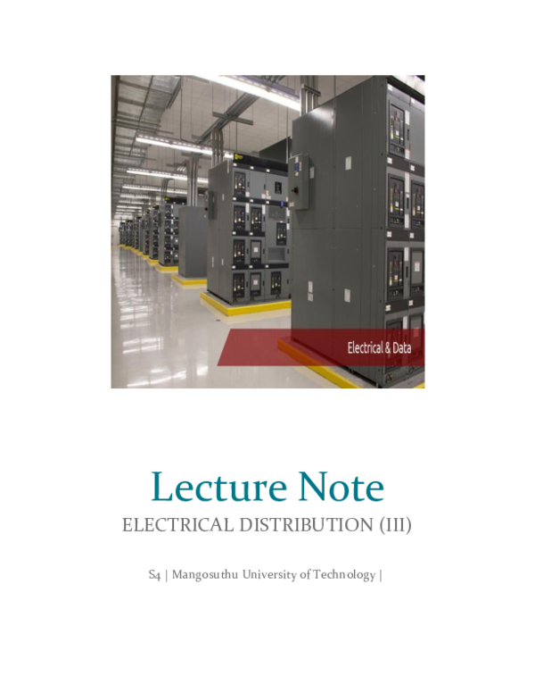 (PDF) DISTRIBUTION( lecture note)