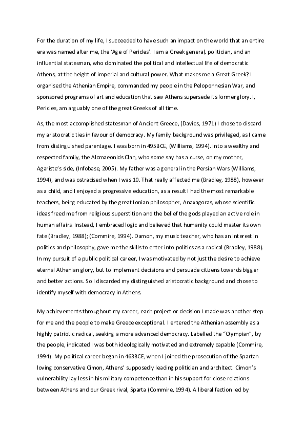 (DOC) Ancient History Pericles Multimodal