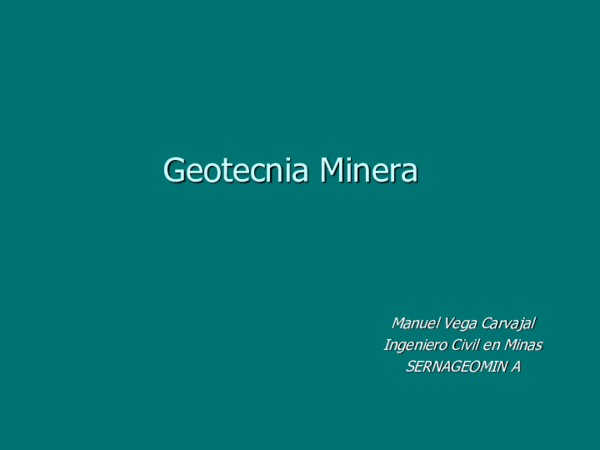 (PDF) Geotecnia Minera