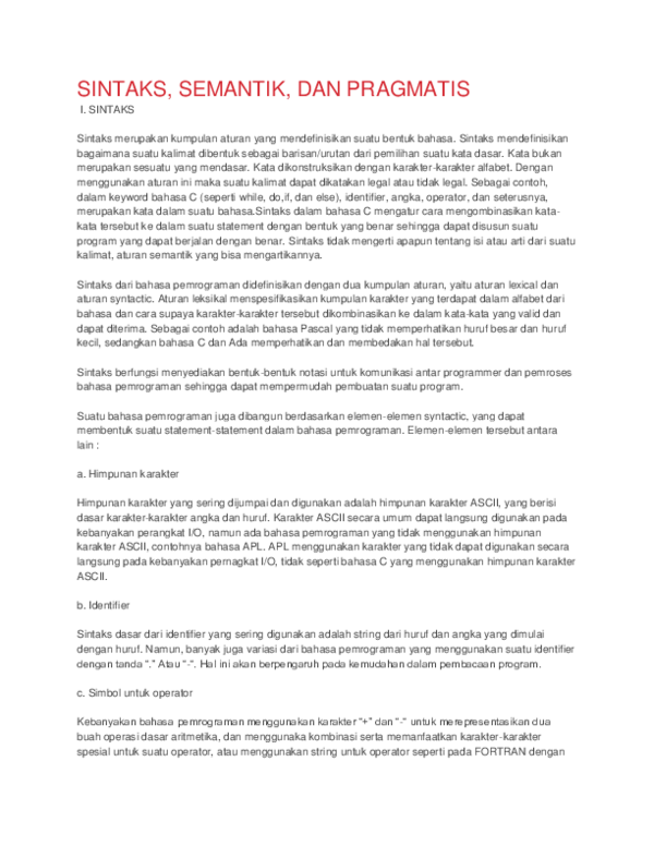 (DOC) SINTAKS