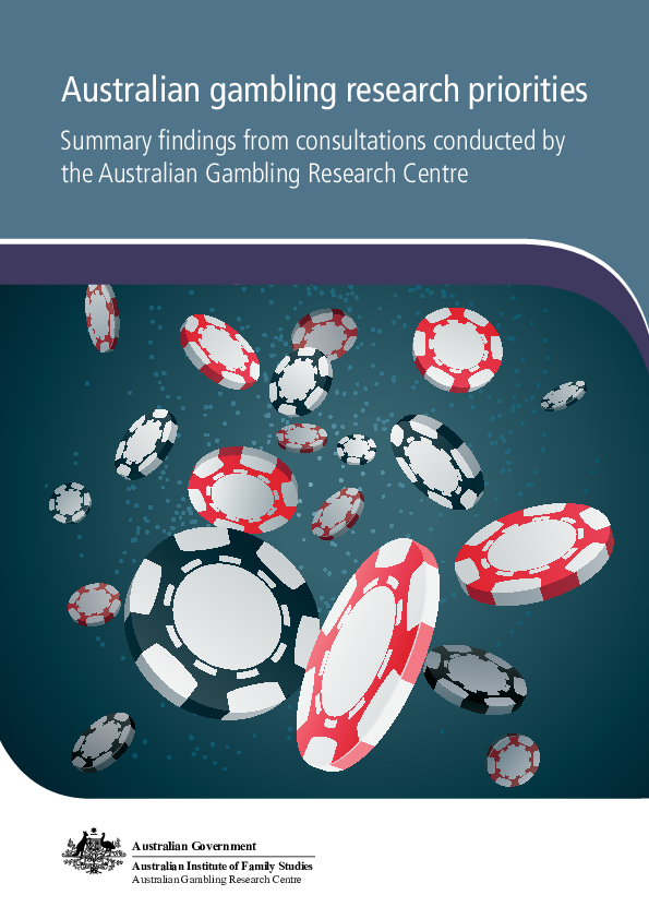(PDF) Australian gambling research priorities: summary findings from ...