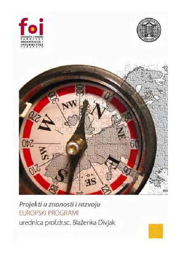 (PDF) Projekti u znanosti i razvoju: Europski programi