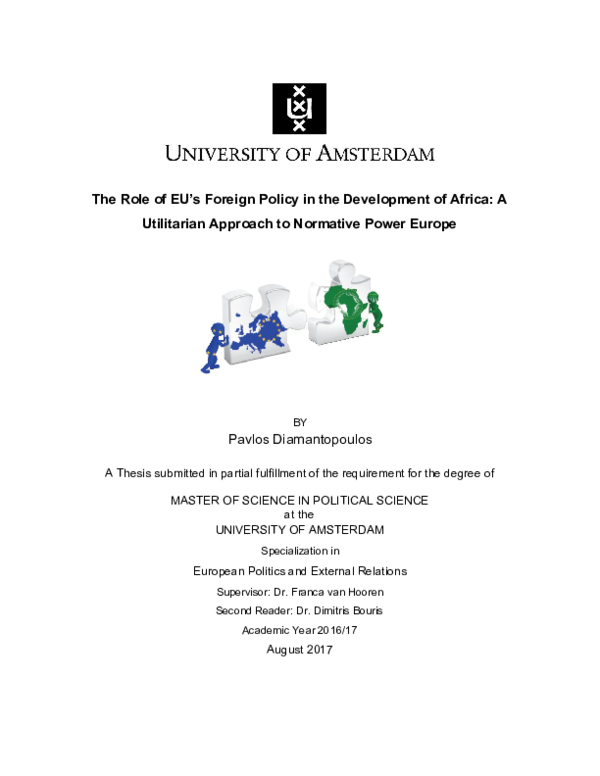 (PDF) The Role of EU’s Foreign Policy in the Development of Africa: A ...