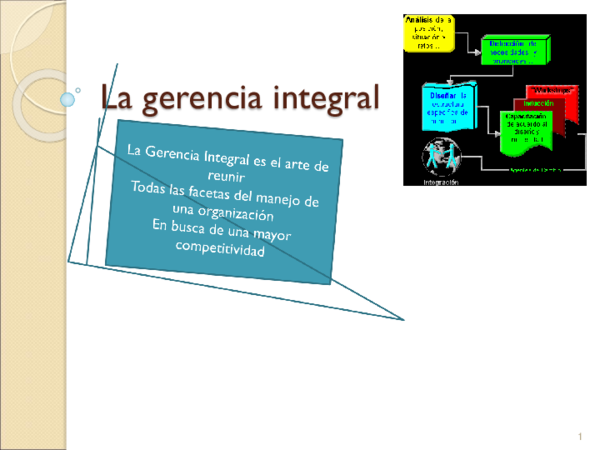 (PPT) La gerencia integral