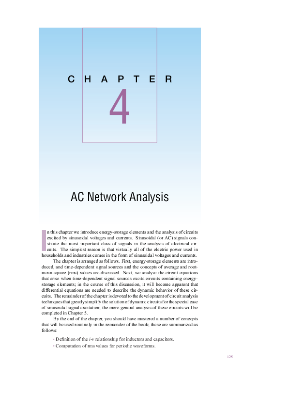 (PDF) 4 AC Network Analysis
