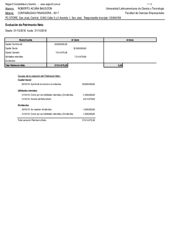 (PDF) Evolución de Patrimonio Neto | Steven Rizo - Academia.edu