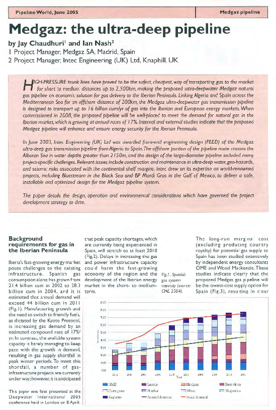 (PDF) Medgaz: the ultra-deep pipeline.