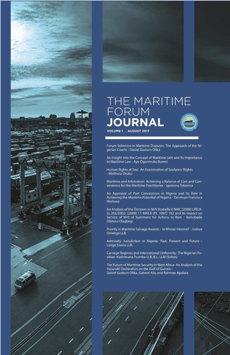 (PDF) The Maritime Forum Journal 2017....pdf