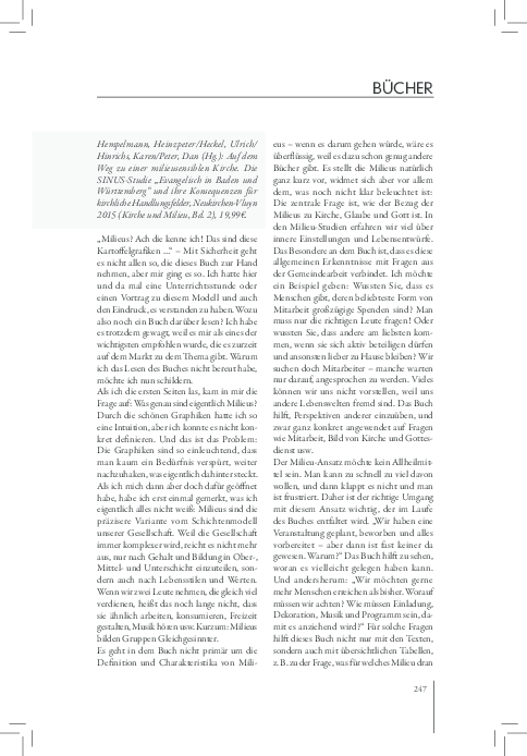 (PDF) TheolBeitr Rezension: Sabrina Müller, "Fresh Expressions of ...