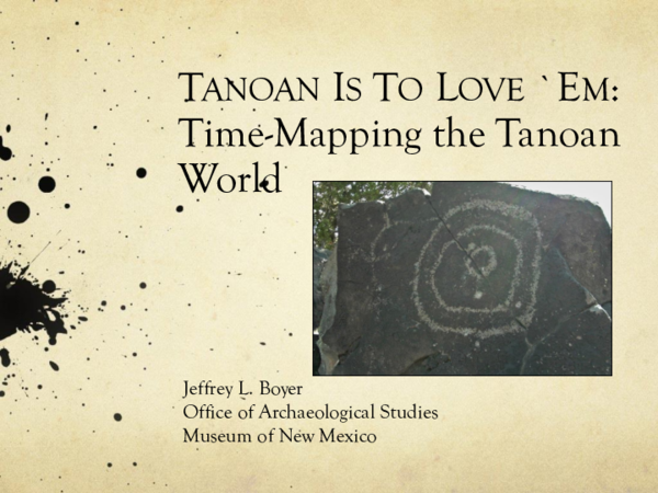 (PPT) Tanoan Is To Love `Em: Mapping the Tanoan World