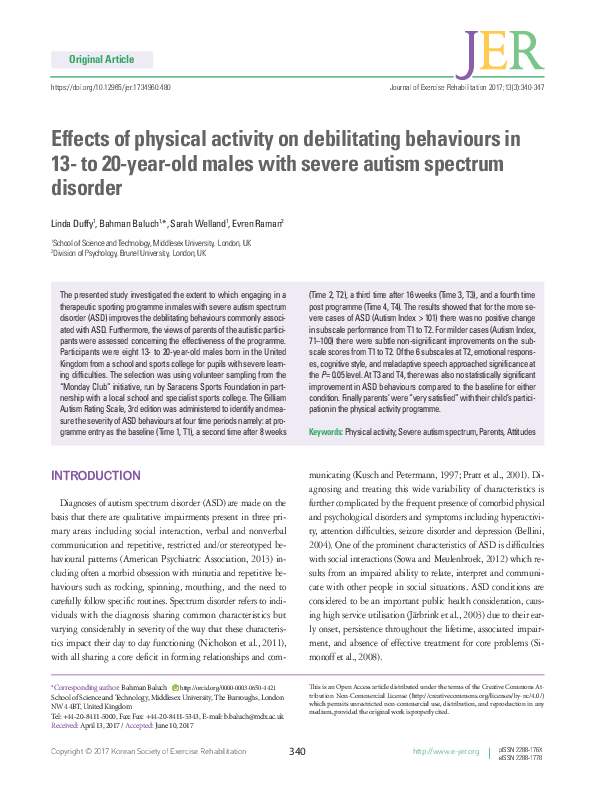 (PDF) Physical activity: its implication on attention span and quality ...