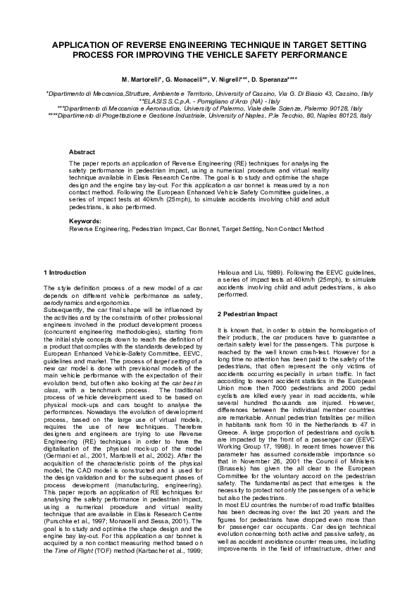 (PDF) Application of Reverse Engineering Technique in Target Setting Process for Improving the ...