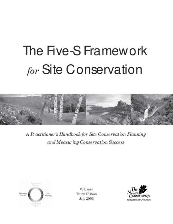 (PDF) The Five-S Framework for Site Conservation A Practitioner's ...