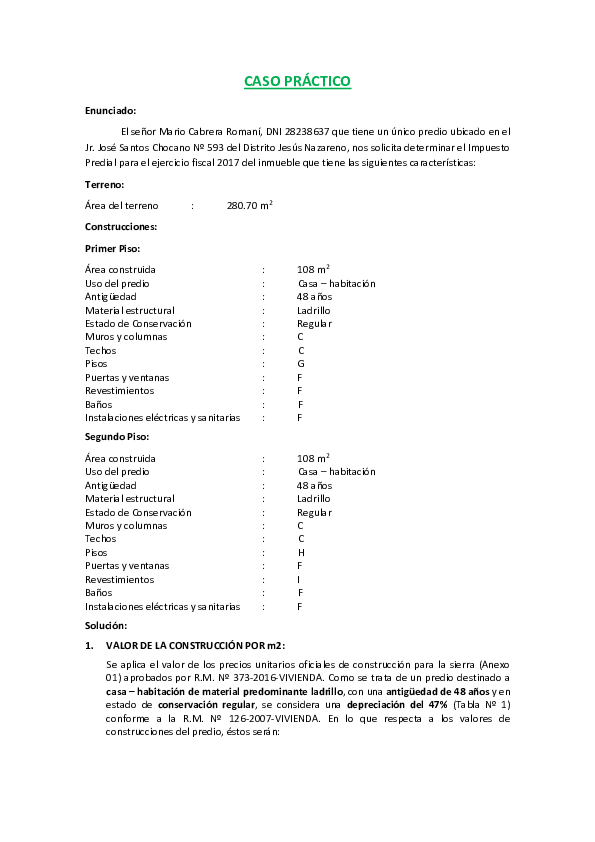 (PDF) CASO PRÁCTICO