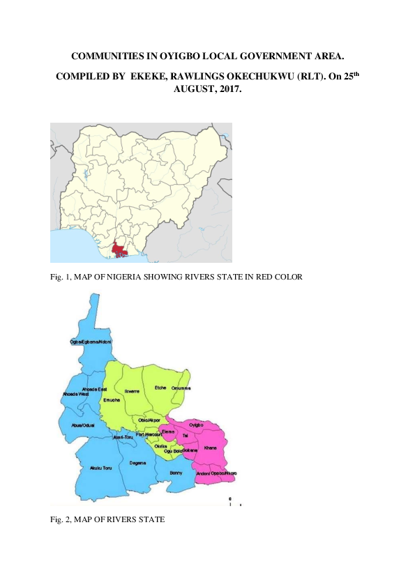 (DOC) COMMUNITIES IN OYIGBO LOCAL GOVERNMENT AREA BY EKEKE RAWLINGS OKECHUKWU.docx