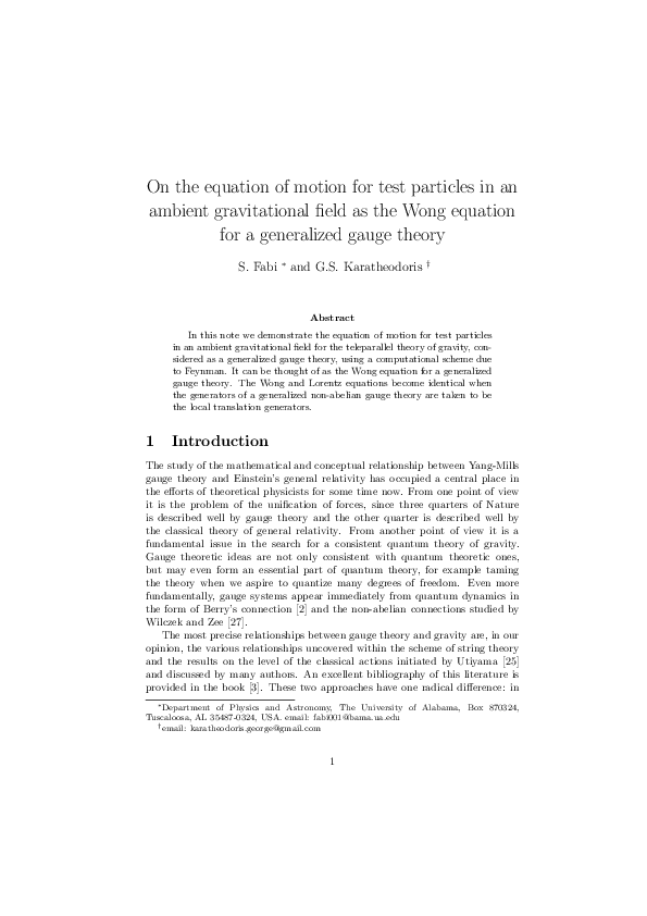pdf-on-the-equation-of-motion-for-test-particles-in-an-ambient