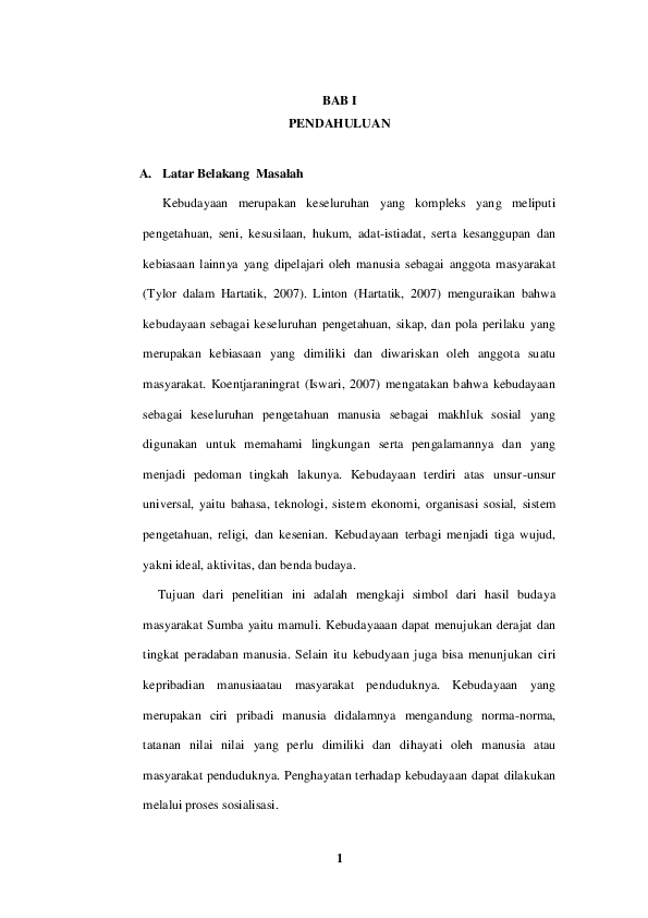 (DOC) Mamuli Sebagai Simbol Kebudayaan Sumba