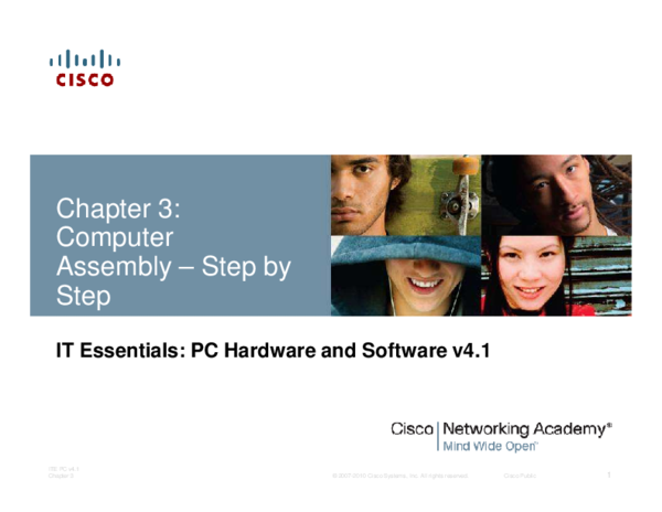 Pdf Chapter 3 Computer Assembly Step By Step It Essentials Pc Hardware And Software V41 7922