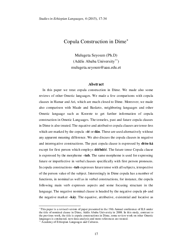 (PDF) Copula Construction in Dime