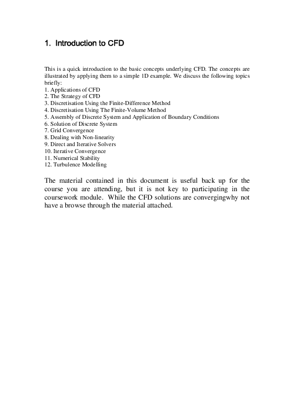 Pdf Numerical Computation Of A Two Dimensional Navier Stokes Equation