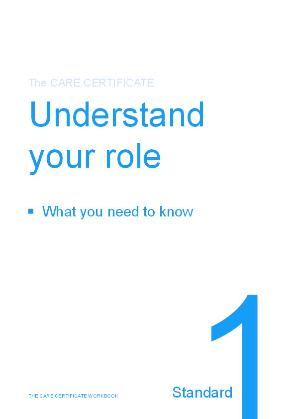 (PDF) THE CARE CERTIFICATE WORKBOOK