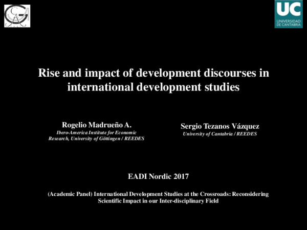 (PDF) Rise and impact of development discourses in international ...
