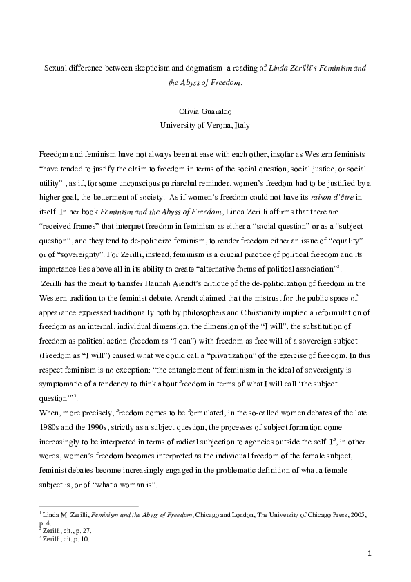 (PDF) Sexual difference between skepticism and dogmatism: a reading of ...