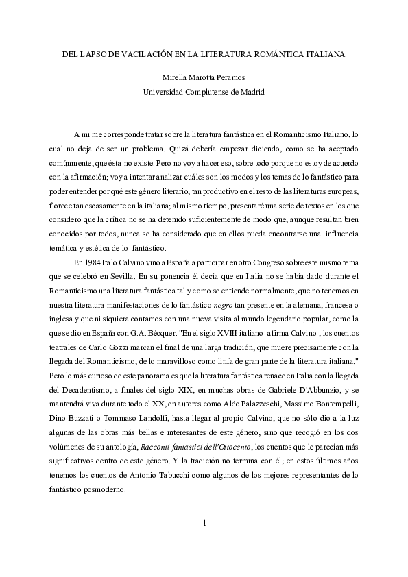 (PDF) «Del lapso de vacilación en la Literatura Romántica»