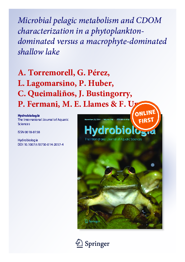 (PDF) Microbial pelagic metabolism and CDOM characterization in a ...
