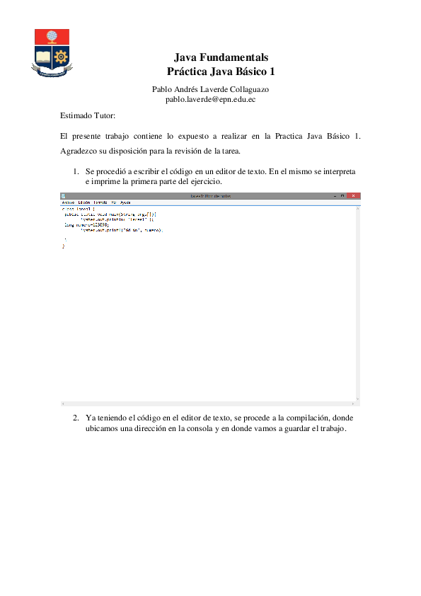 (PDF) Practica Java Basico 1
